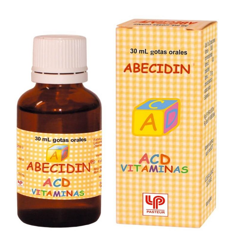 ABECIDIN-ACD (Pasteur) Vitaminas en Gotas Orales 30ml – Farmatotal